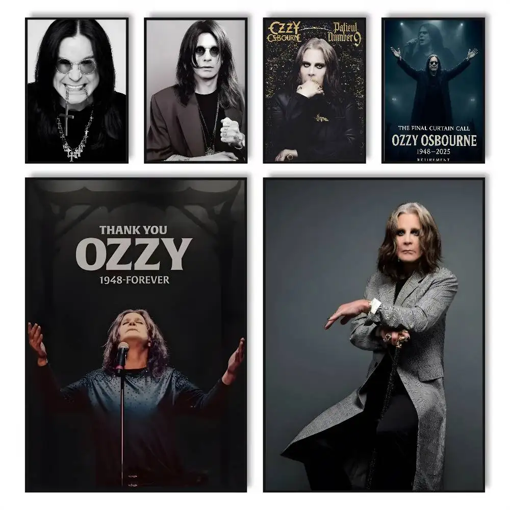 O-Ozzy Osbourne band lead singer Poster HD posters Self adhesive ...