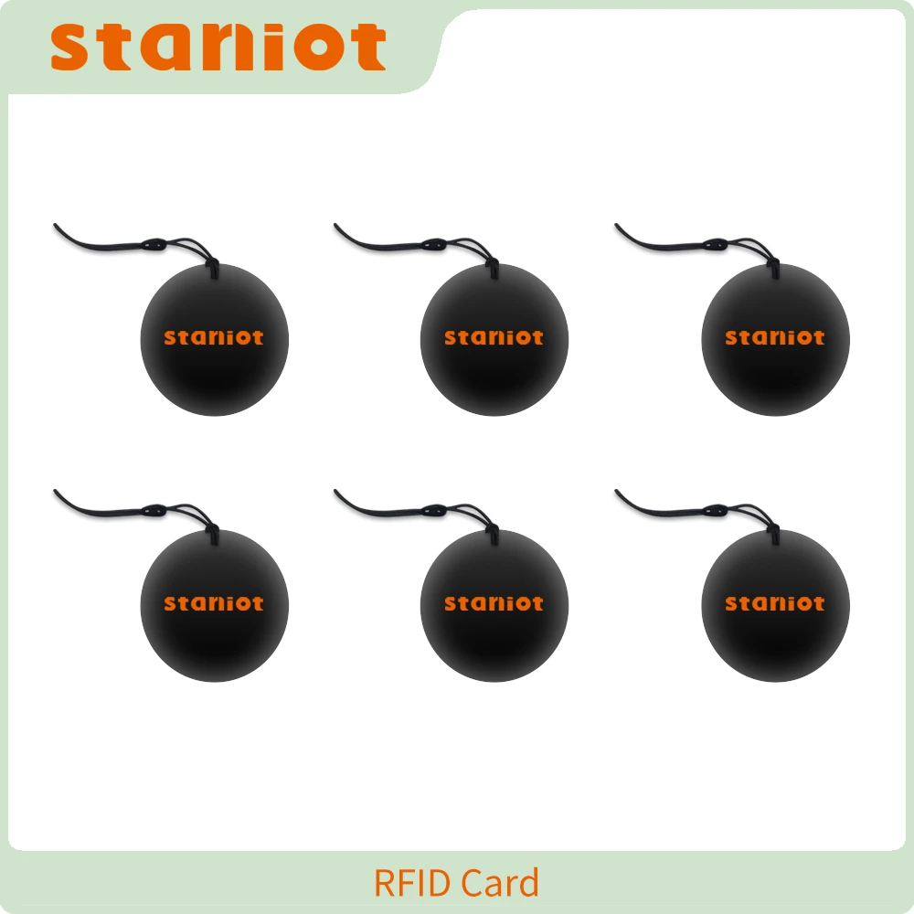 6Pcs RFID Tag 125Khz Proximity RFID Card Keyfobs Wireless Keyboard ...