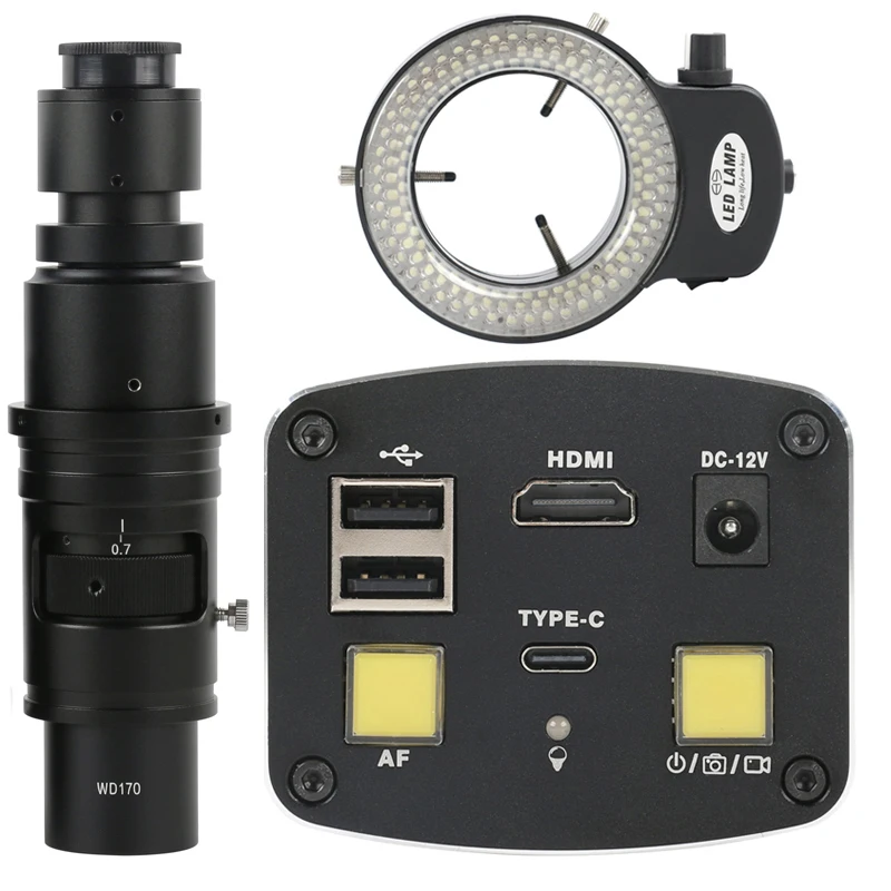 WD210-WD170-160X-320X-105X-FHD-Monocular-Zoom-C-mount-Lens-wit-HDMI-USB ...