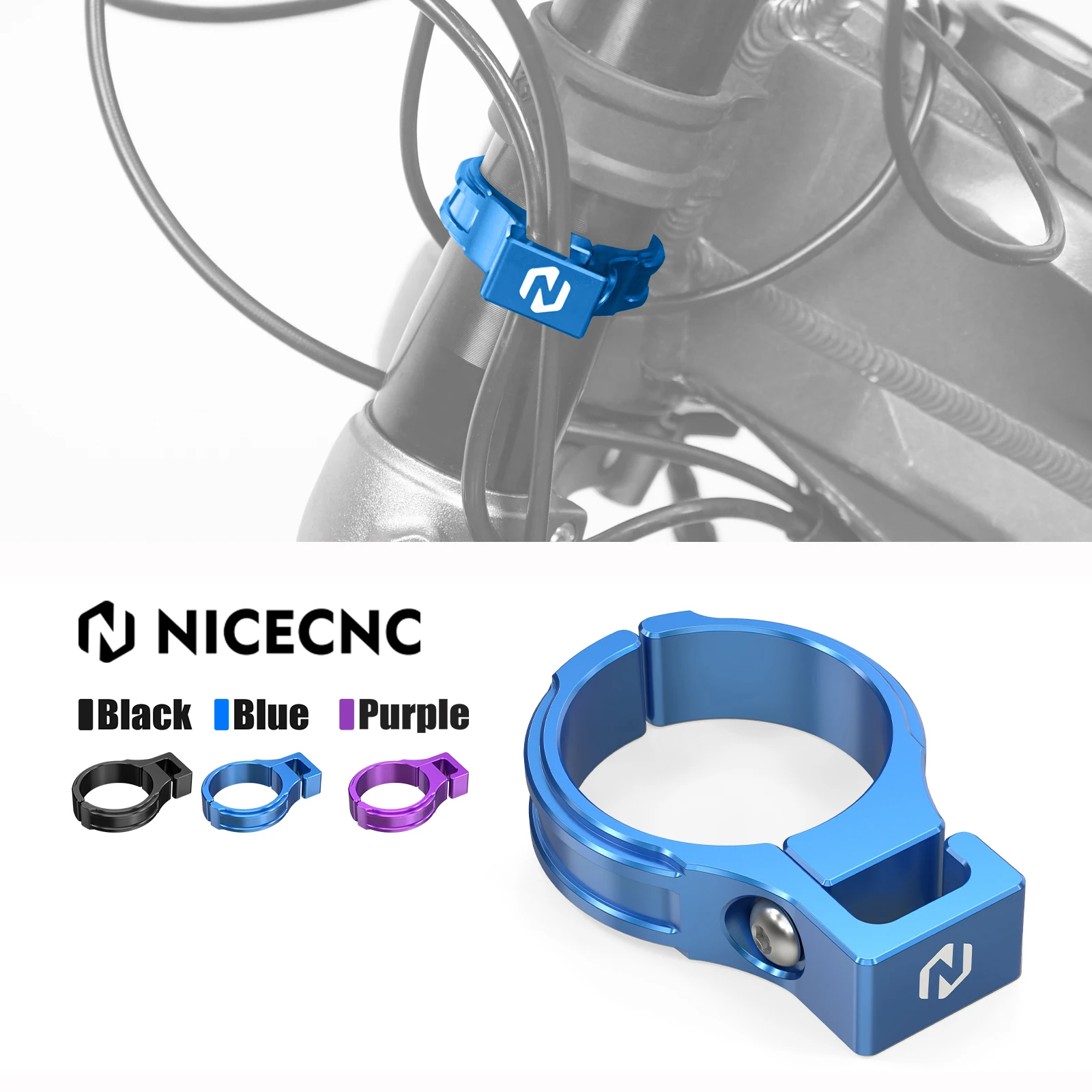 Front Fork Hose Brake Line Holder For Surron light bee X S L1E Segway ...