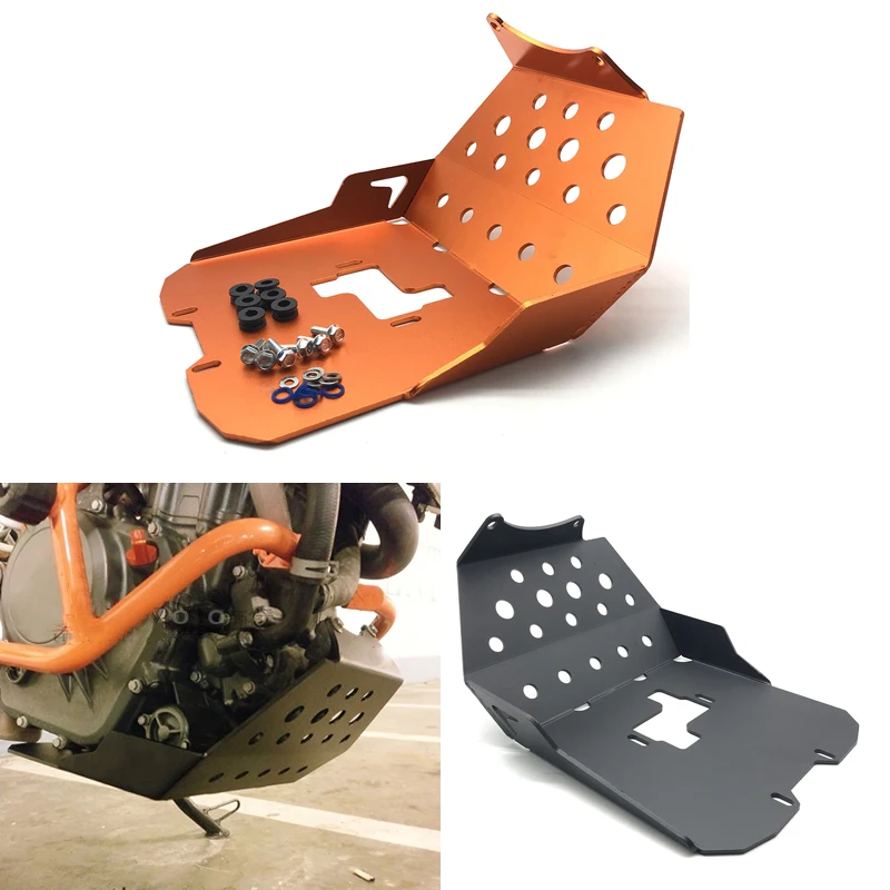 Motorcycle-Engine-Base-Chassis-Guard-Skid-Plate-Belly-Pan-Protector ...