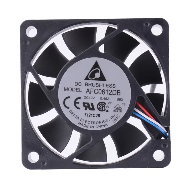 original AFC0612DB 6015 6cm 12V 0.45A four-wire PWM speed regulating ...