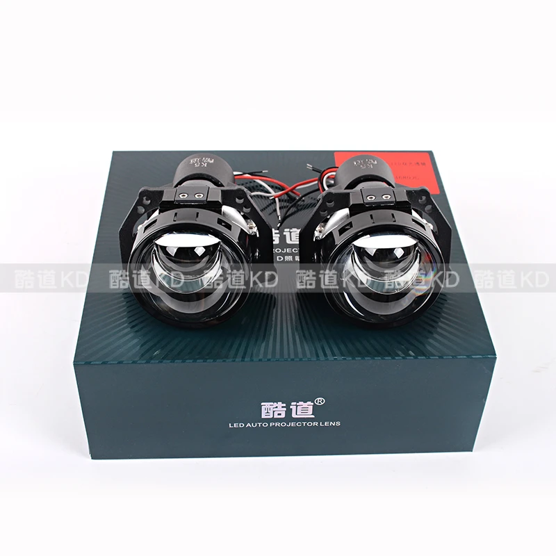 Kudao-k5 LED Lampu Depan LED Mobil Lensa Lampu Ganda Langsung