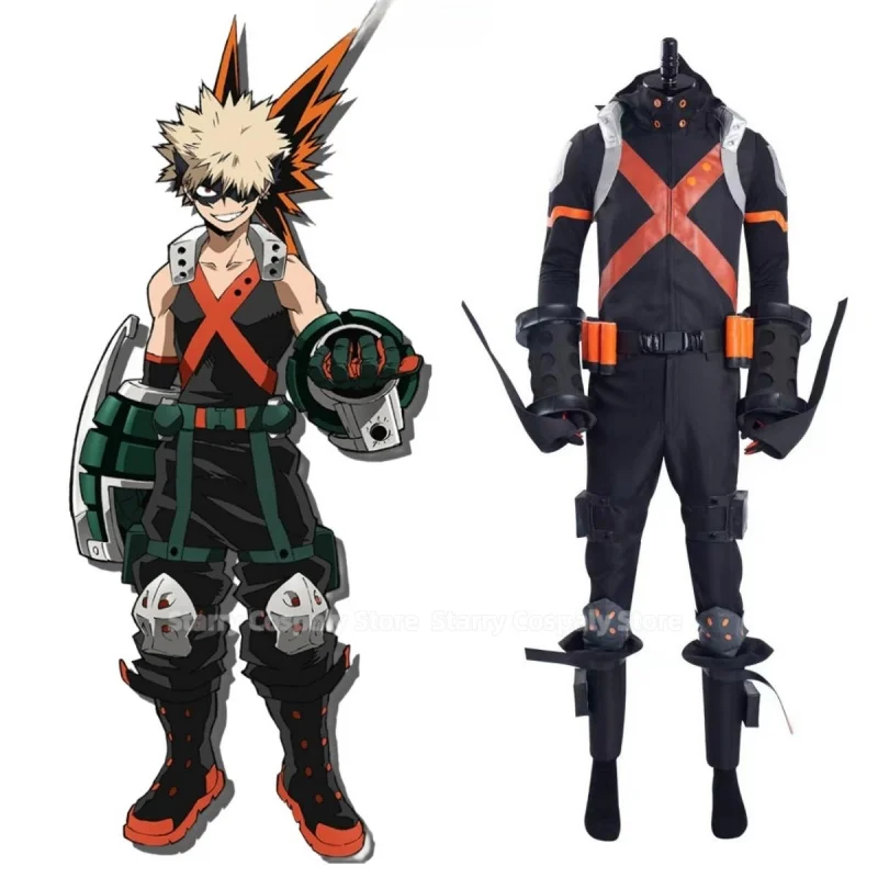 Anime-Cosplay-My-Hero-Academia-Katsuki-Bakugou-Battle-Costume-Adult ...