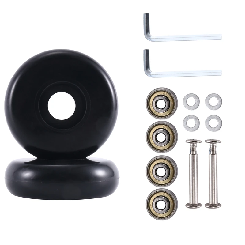 55Mm-X-18Mm-Luggage-Suitcase-Replacement-Wheels-PU-Swivel-Caster-Wheels ...