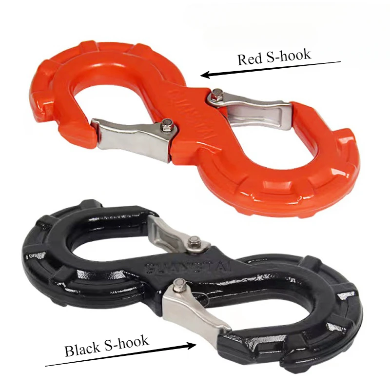 Car Tow Hook Adaptations Solid Forged S-shaped Trailer Hook Tow Off ...