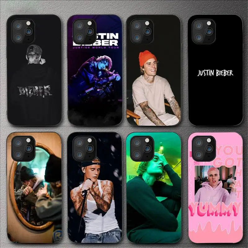 Justin Bieber Phone Case For iPhone 11 12 Mini 13 14 Pro XS Max X 8 7 ...