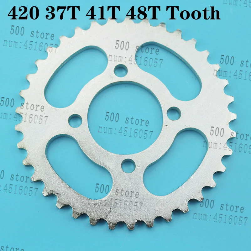 free shipping 420 37T 41T 48T Tooth Rear Chain Sprocket 52mm For ...