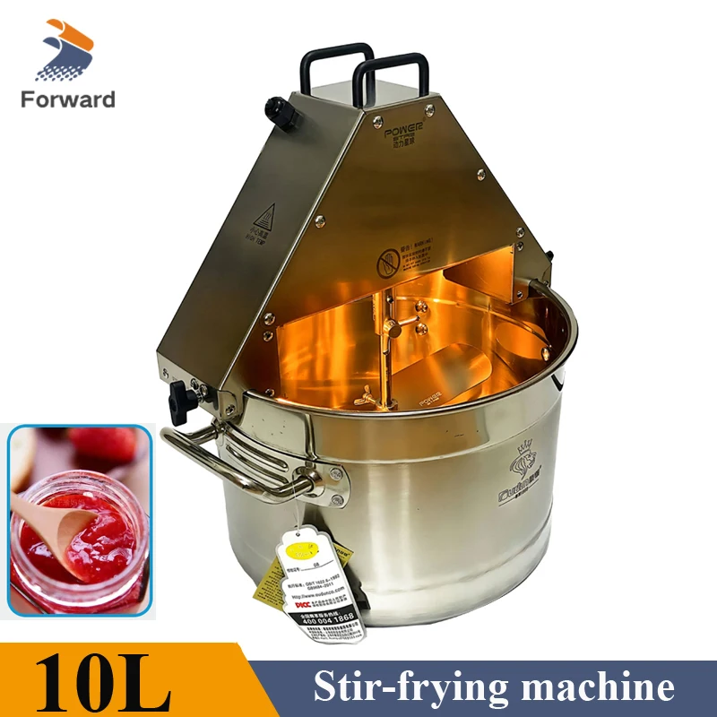 Food-Stirrer-Pot-10L-Stir-fry-Machine-Food-Jam-Sauce-Mixing-Wok-220V ...