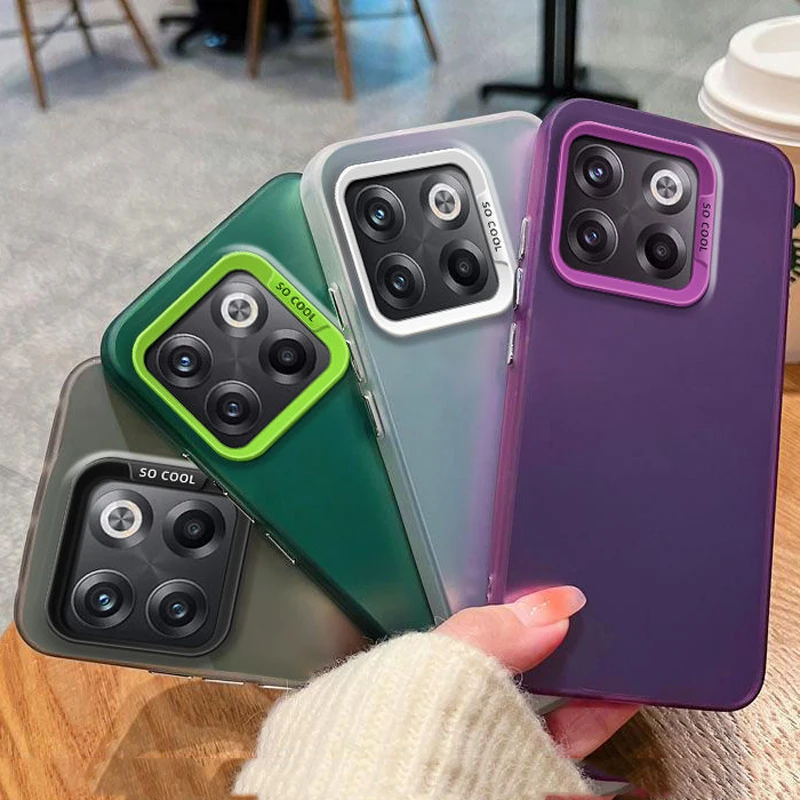 Funda-de-tel-fono-para-OnePlus-10T-carcasa-mate-de-piel-Aurora-met-lica ...