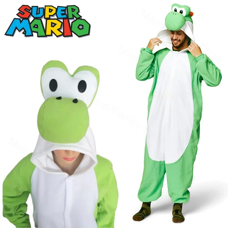 Mario-Bros-Yoshi-One-Piece-Pajamas-Anime-Men-Halloween-Cosplay-Jumpsuit ...
