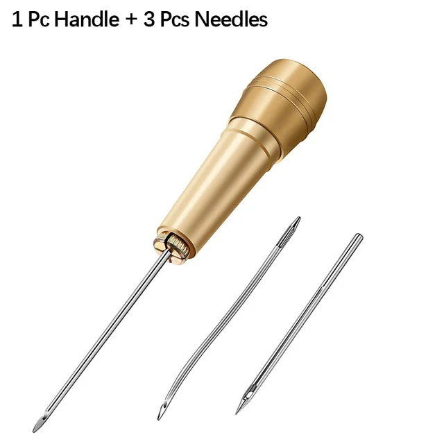 Copper Awl With Hook Needle For Shoemaker Shoe Repair 30M Flat Waxed ...