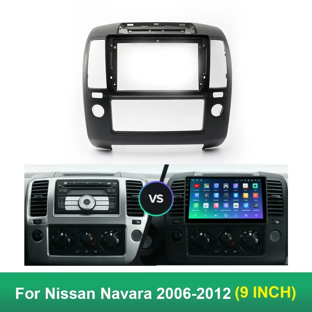 9-inch-car-navigation-frame-For-Nissan-Navara-2006-2012-car-dvd-player ...