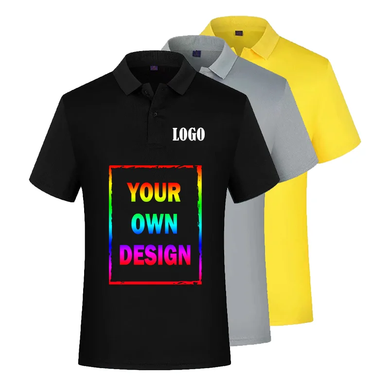 Men's custom logo shirt Design personalized logo Men's and women's ...