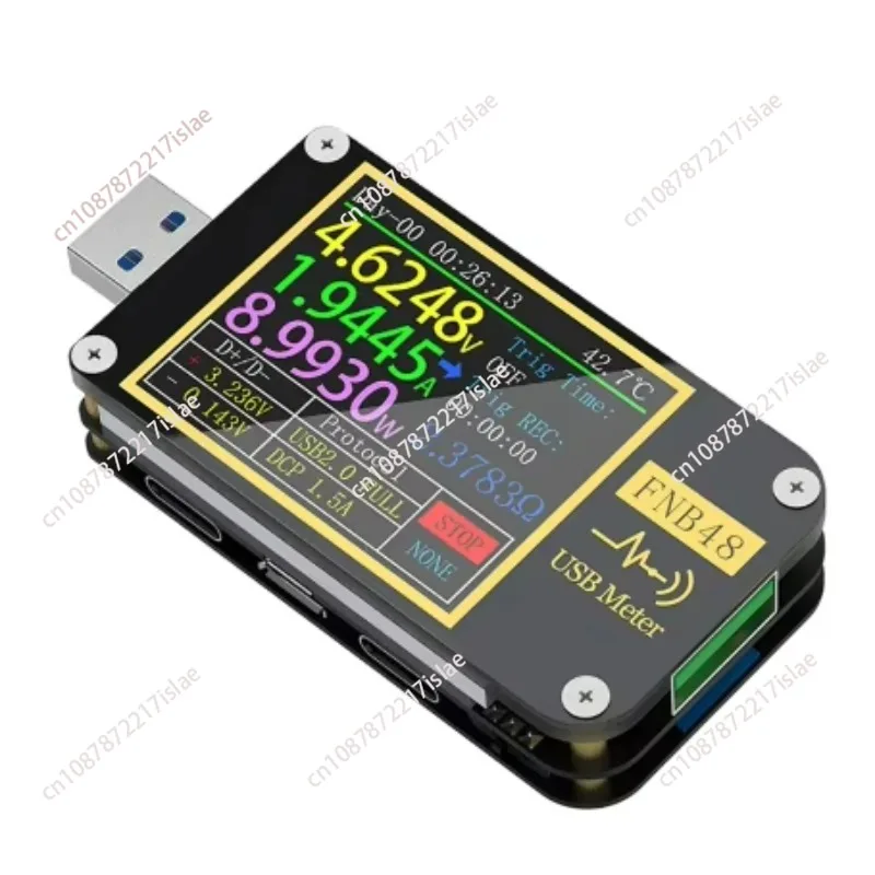 FNB48S Universal Serial Bus Detector Trigger Voltmeter Ammeter Current ...