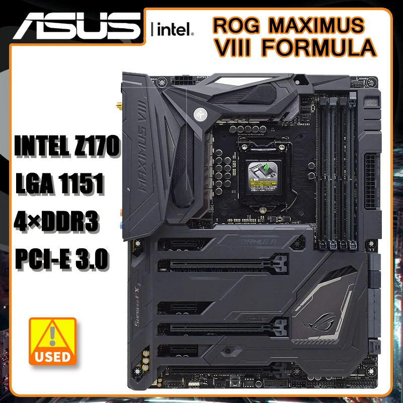 LGA 1151 마더 보드 ASUS ROG MAXIMUS VIII 포뮬러 마더 보드 LGA 1151 DDR4 Intel Z170 ...