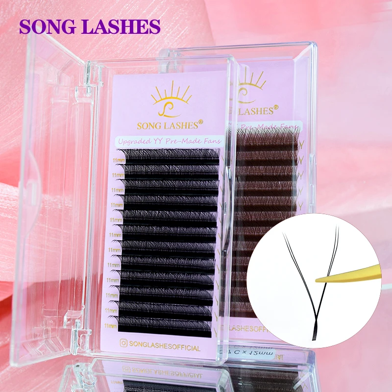 Song Lashes Y Shape Premade Fans Eyelash Extensions For Salon ...