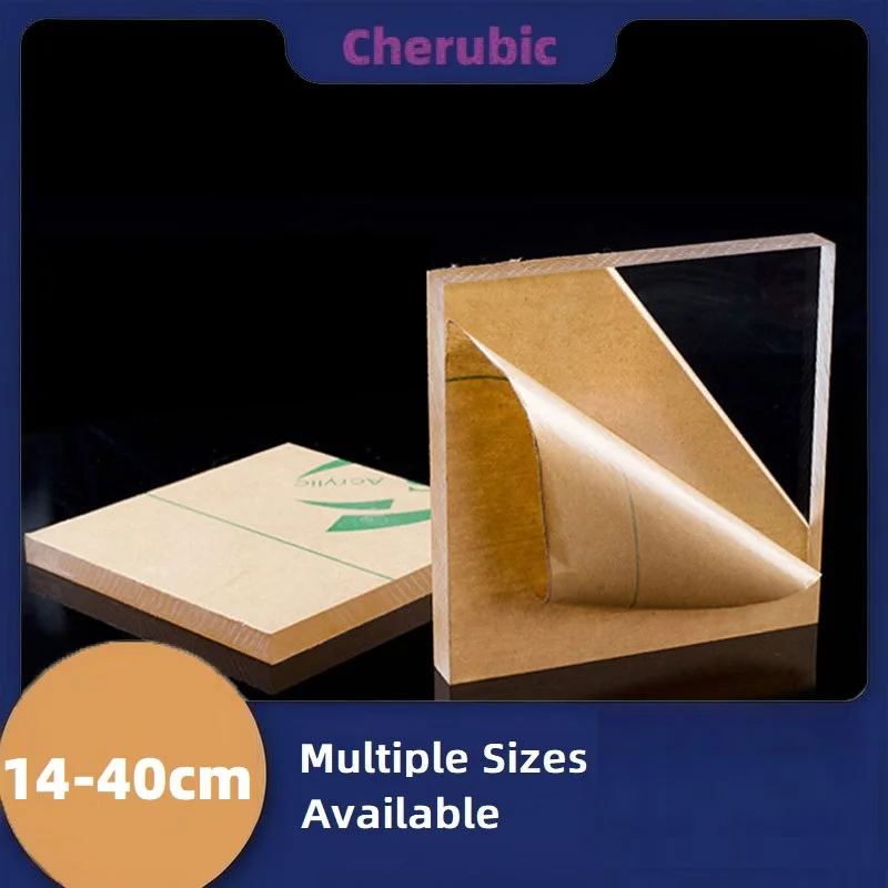 5pcs Square Plexiglass Clear Acrylic Sheets 1-2mm Thickness Organic ...