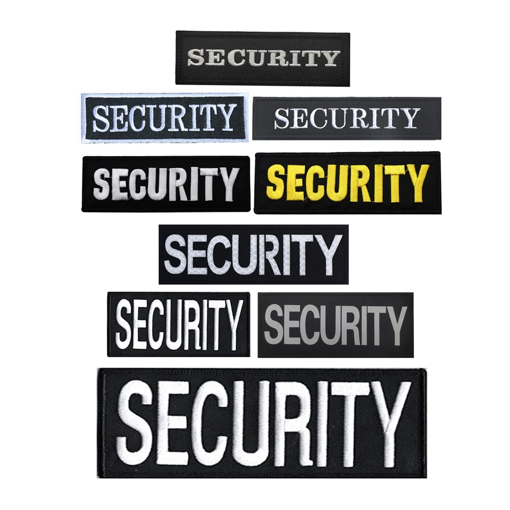 Security-Reflective-IR-Patch-Uniform-Vest-Force-Fastener-Applique ...