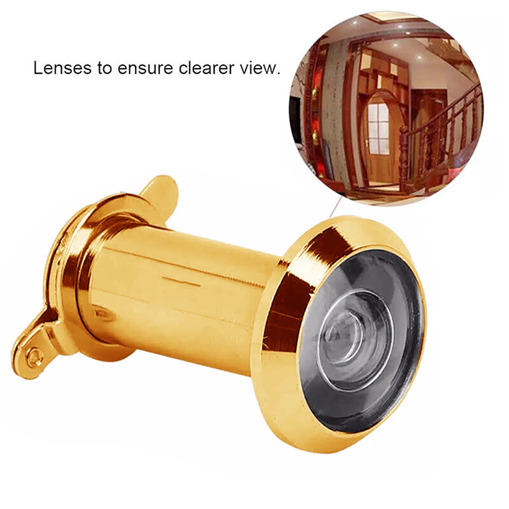 220-Degree-Door-Peephole-Viewer-Wide-Angle-Eye-Sight-Hole-Glass-Lens ...