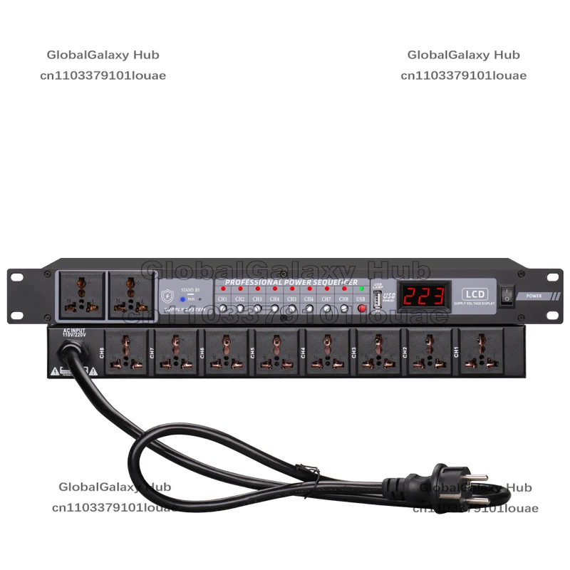 Professional Power Sequencer 8-way Sequence Controller High Power ...