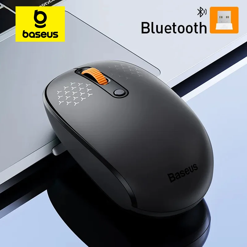 Baseus-rat-n-inal-mbrico-F01B-Mouse-con-Bluetooth-5-0-1600-DPI-clic ...