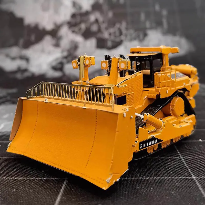 METALHEAD-Bulldozer-All-Metal-Stainless-Steel-Diy-Assembly-Model-3d ...