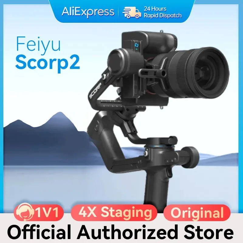FeiyuTech-SCORP-2-F2-2-Official-Camera-Gimbal-Stabilizer-Built-in-AI ...