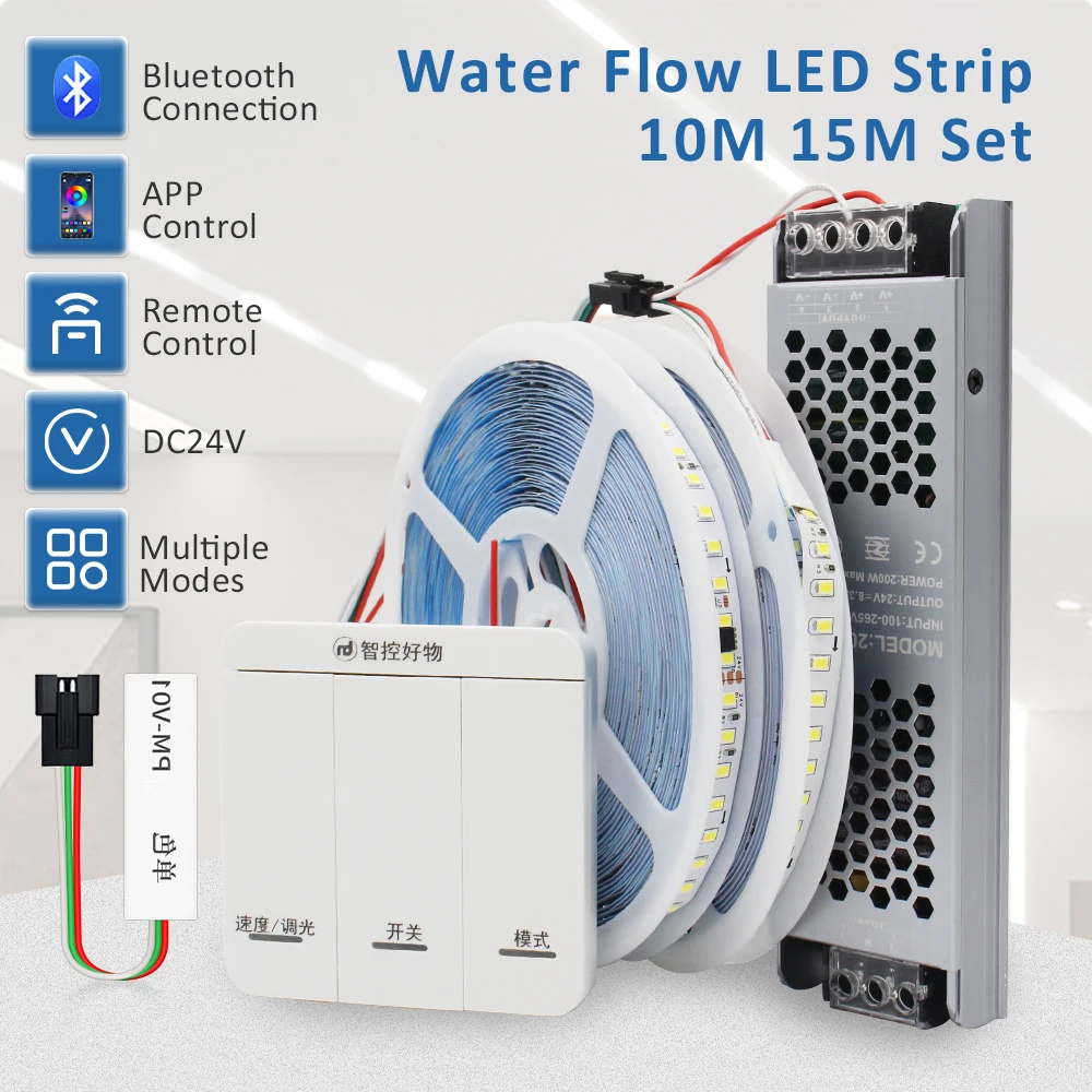 24v-cavalo-corrida-luzes-de-tira-led-ws2811-2835-10m-15m-20m-gua ...