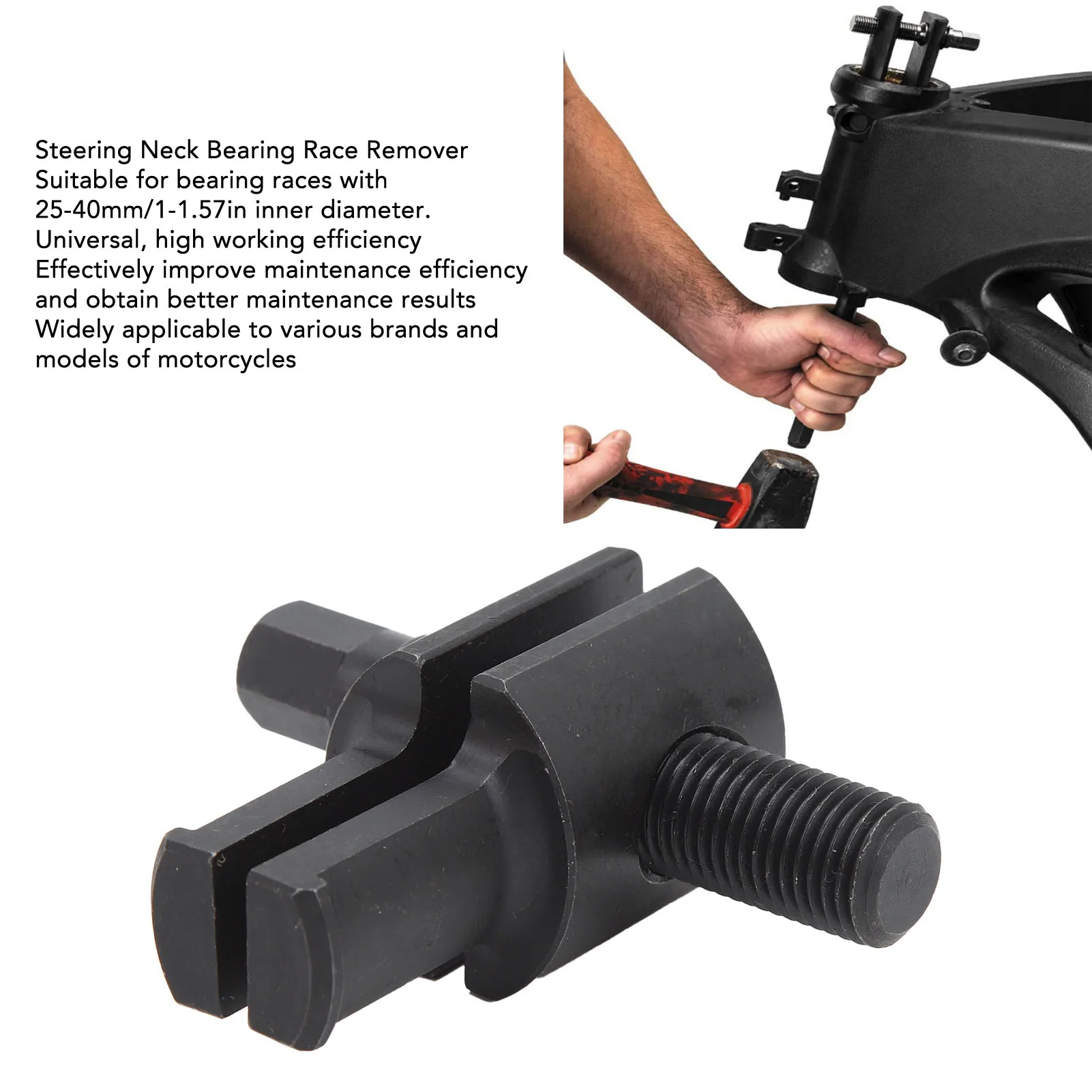 Motorcycle Steering Stem Bearing Race Removal Tool Universal for 25 ...