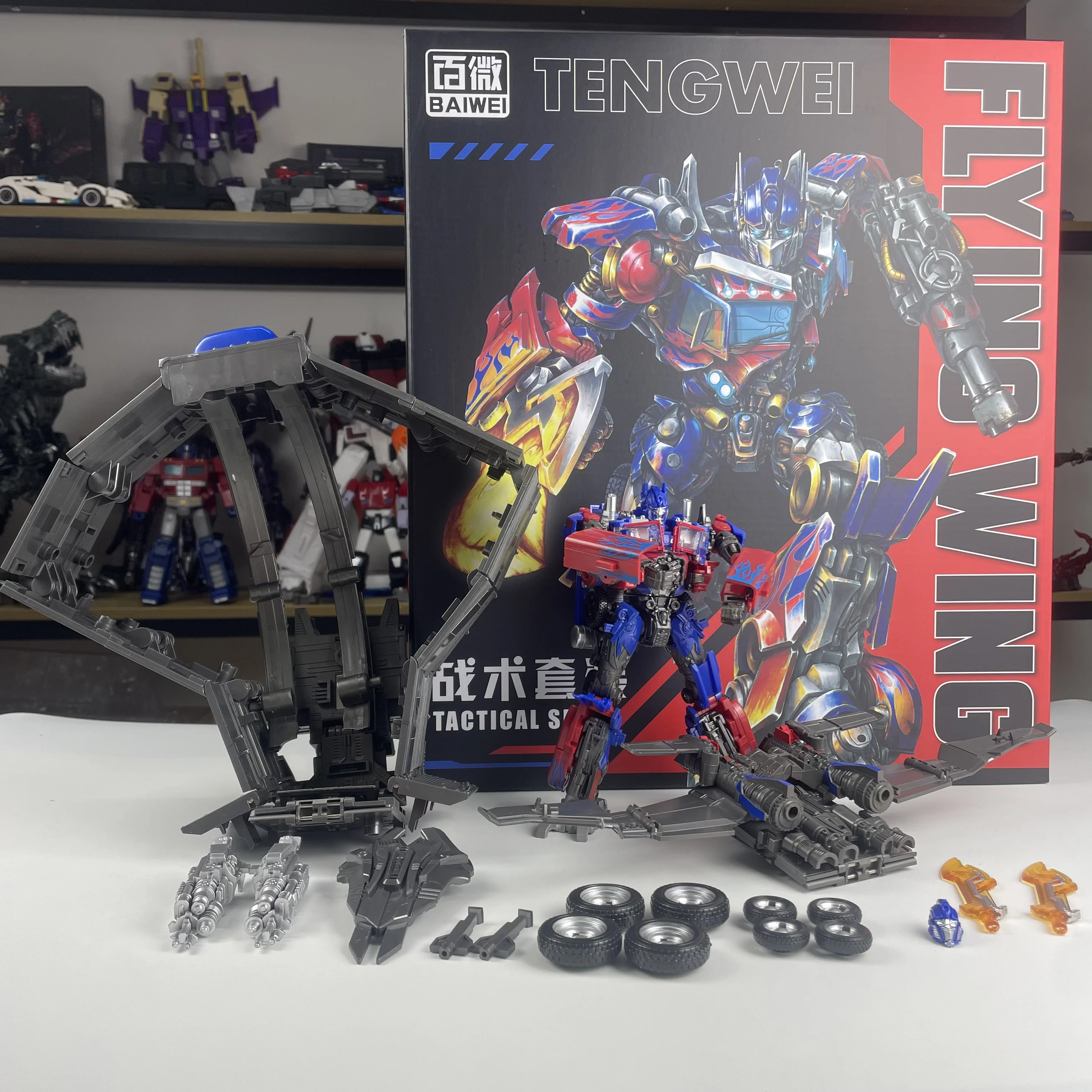 BAIWEI TW1122 Transformation Toys Car Trailers Tactical Container ...