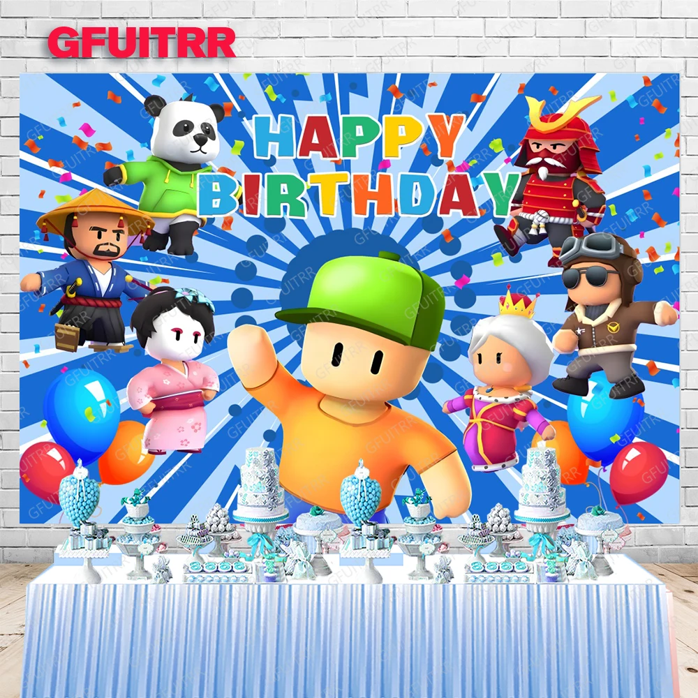 Stumble-Guys-tel-n-de-fondo-para-ni-os-feliz-cumplea-os-fotograf-a-Baby ...