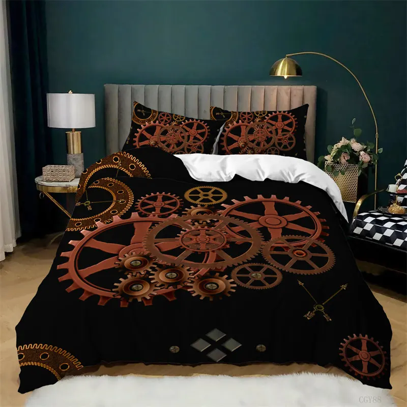 Steampunk Bedding Set