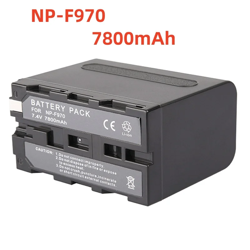 7800mAh NP-F970 NP F970 Battery or Charger For Sony F950 F960 F770 F570 ...