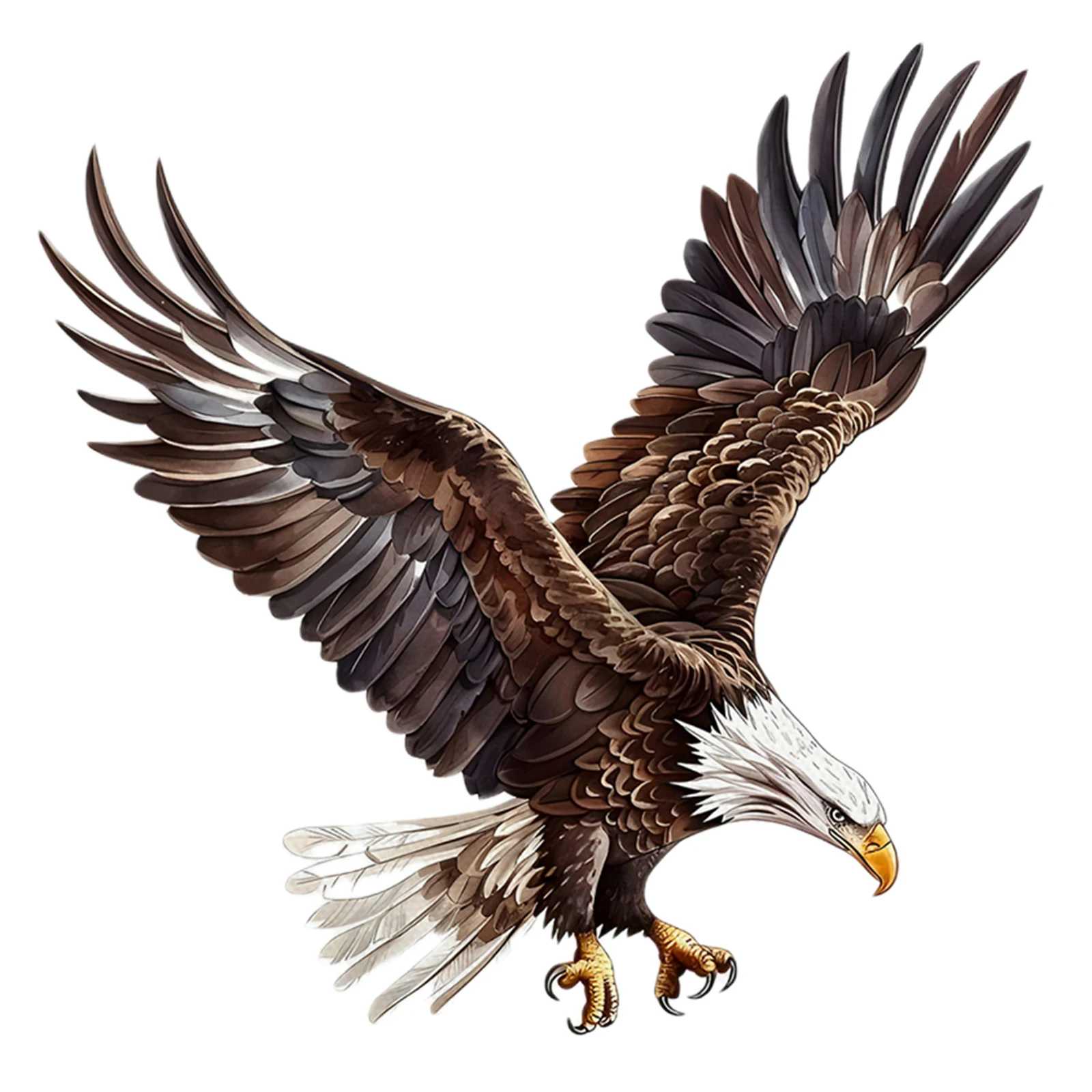 1 Pcs Flying Eagle Wall Decal Style Vinyl Eagle Stickers Home Decor For ...