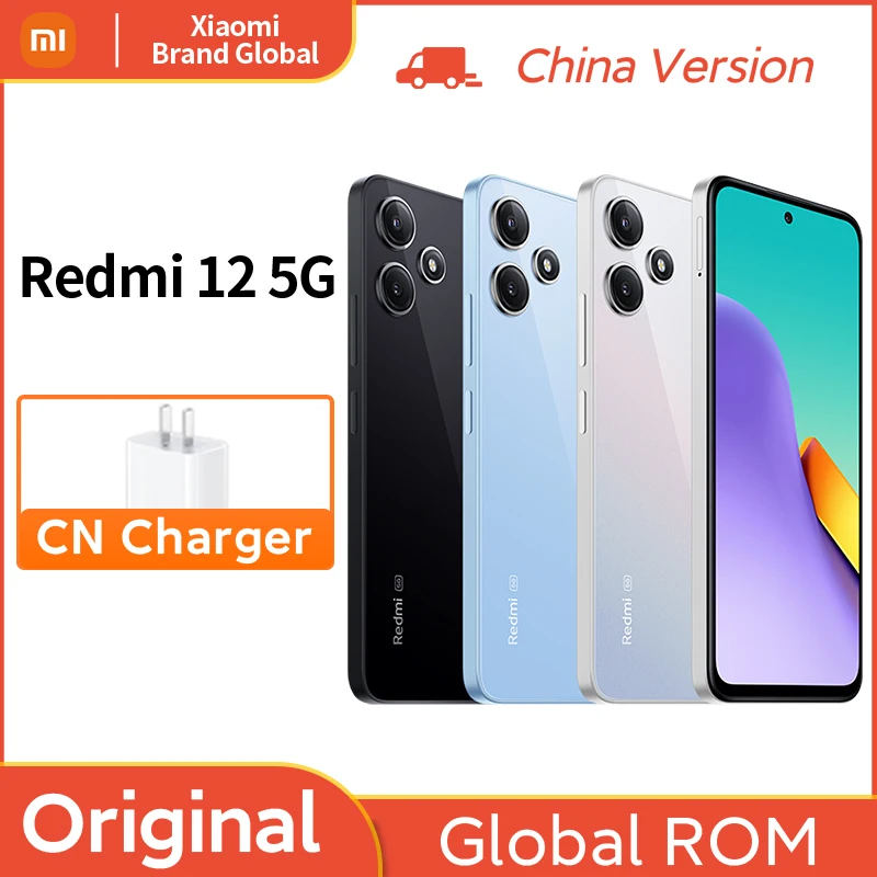 Global-Rom-Xiaomi-Redmi-12-5G-Snapdragon-4-Gen2-SmartPhone-50MP-C-mara ...