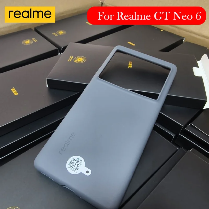 Original Case For Realme Gt6 Global Version Airbag Back Cover Case for ...