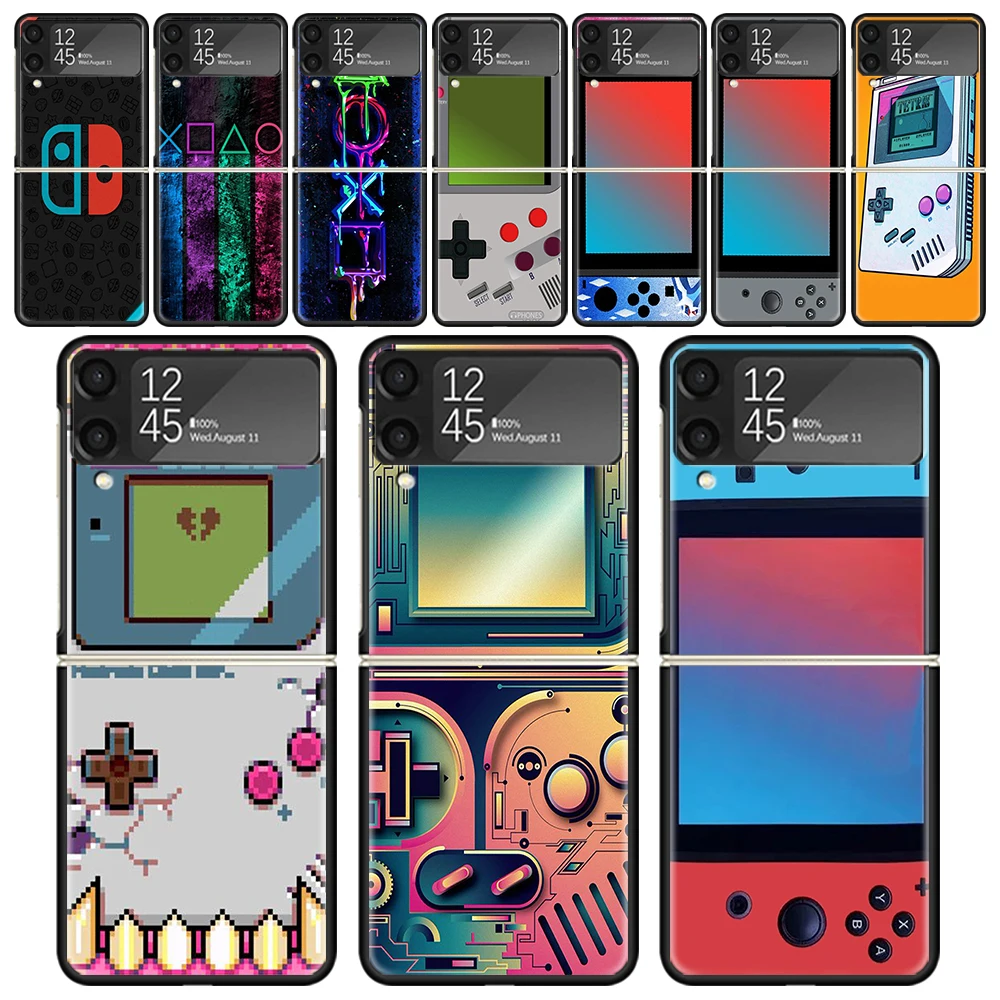 Game-Controllers-Switch-Shockproof-Hard-Case-For-Samsung-Galaxy-Z-Flip ...
