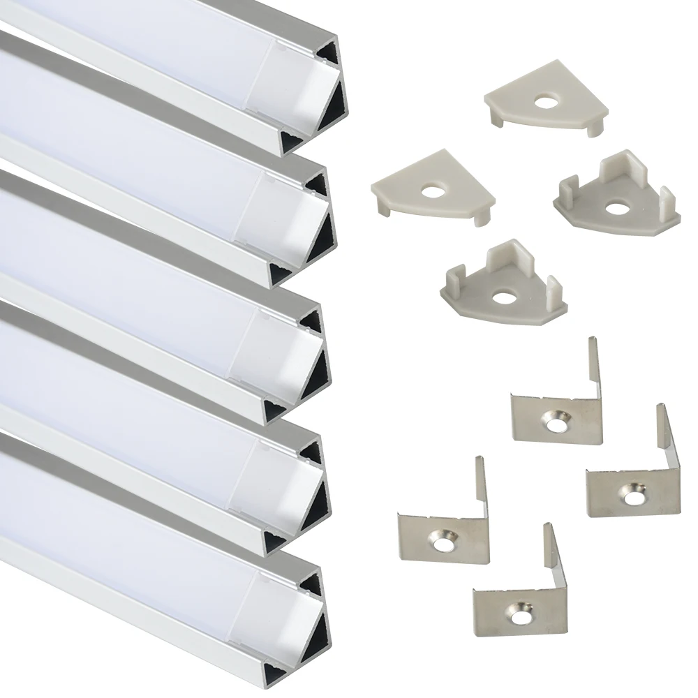 18x18mm-5pcs-0-5M-LED-aluminum-profile-LED-Angular-Profile-aluminum ...