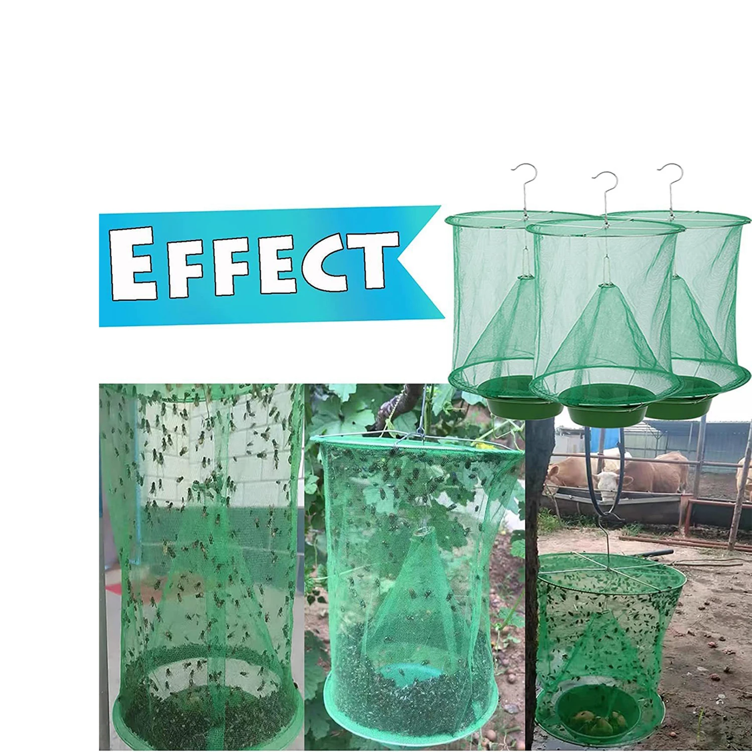 Fly-Catcher-Hanging-Cages-Killer-Pest-Control-Reusable-Hanging-Flytrap ...