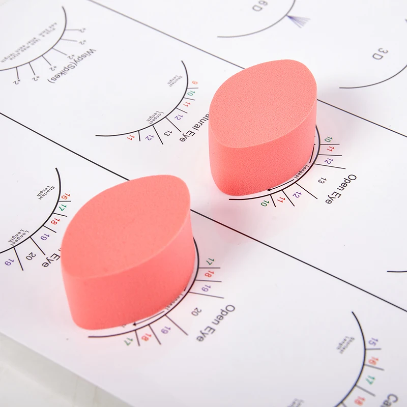 Practice-Chart-Eye-Lash-Map-For-Eyelash-Extension-Reusable-Lash ...