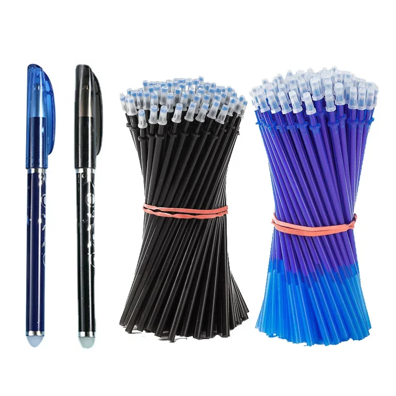 3/23/30Pcs Erasable Pen Gel Pens 0.5mm Black/Blue Ink Pen Refills Set ...