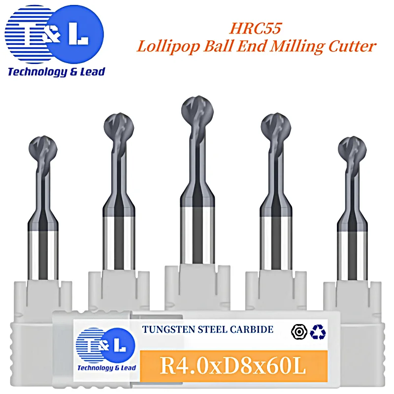 T-L-HRC60-2-3Flute-R1-R6-Ball-T-shaped-Arch-Milling-Cutter-Tungsten ...