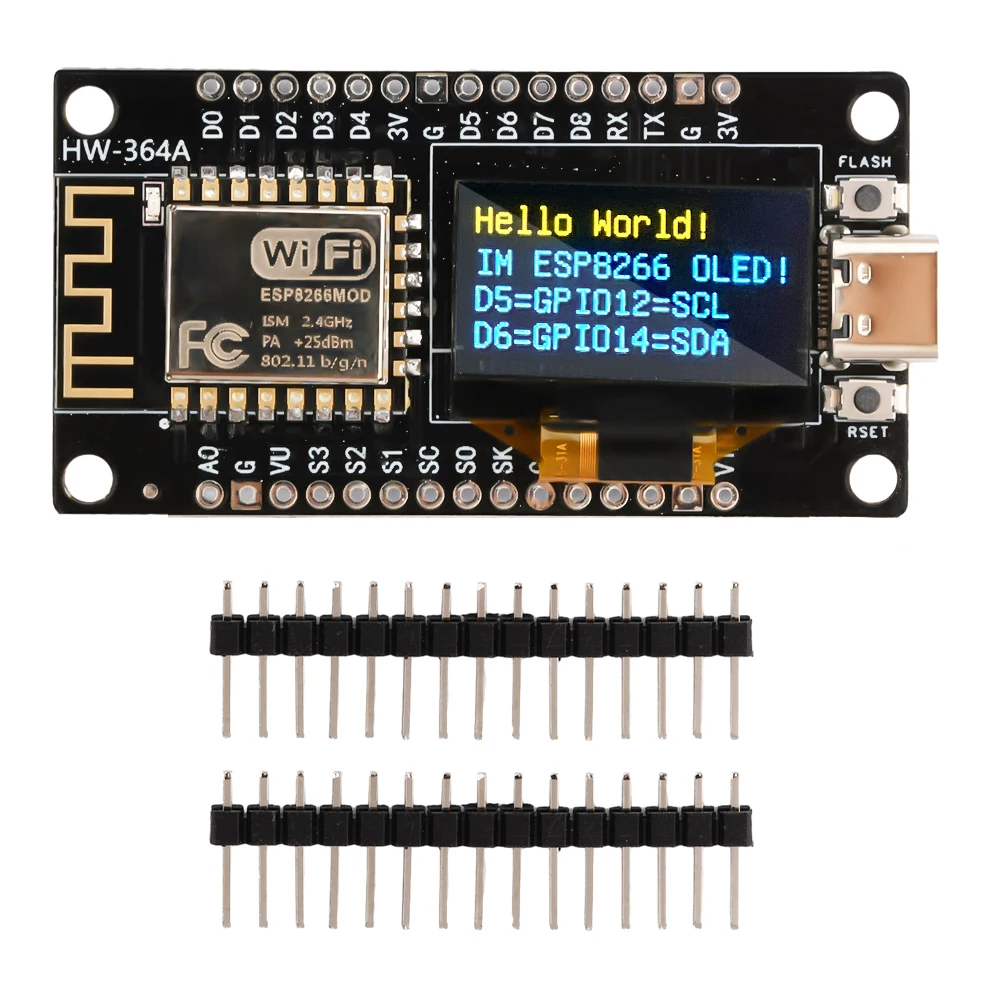 Nodemcu Esp8266 Development Board Met 0 96 Inch Oled Display Ch340 Driver Module Voor Arduino