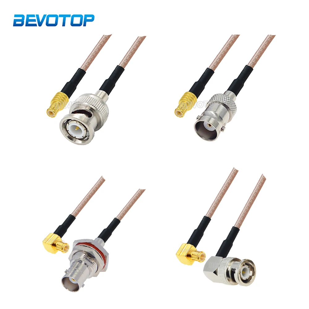 Rg-316 Mcx Male Straight/right Angle To Bnc Male/female Connector Rg316 Rf Coax Cable Extension ...