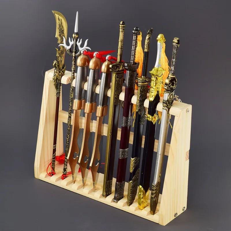 Mini Metal Sword Support Holder Demon Slayer Rack Stand Display Real ...