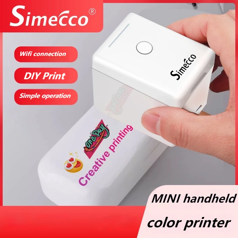 Simecco-impresora-de-logotipo-de-mano-a-Color-Mini-bol-grafo-de ...