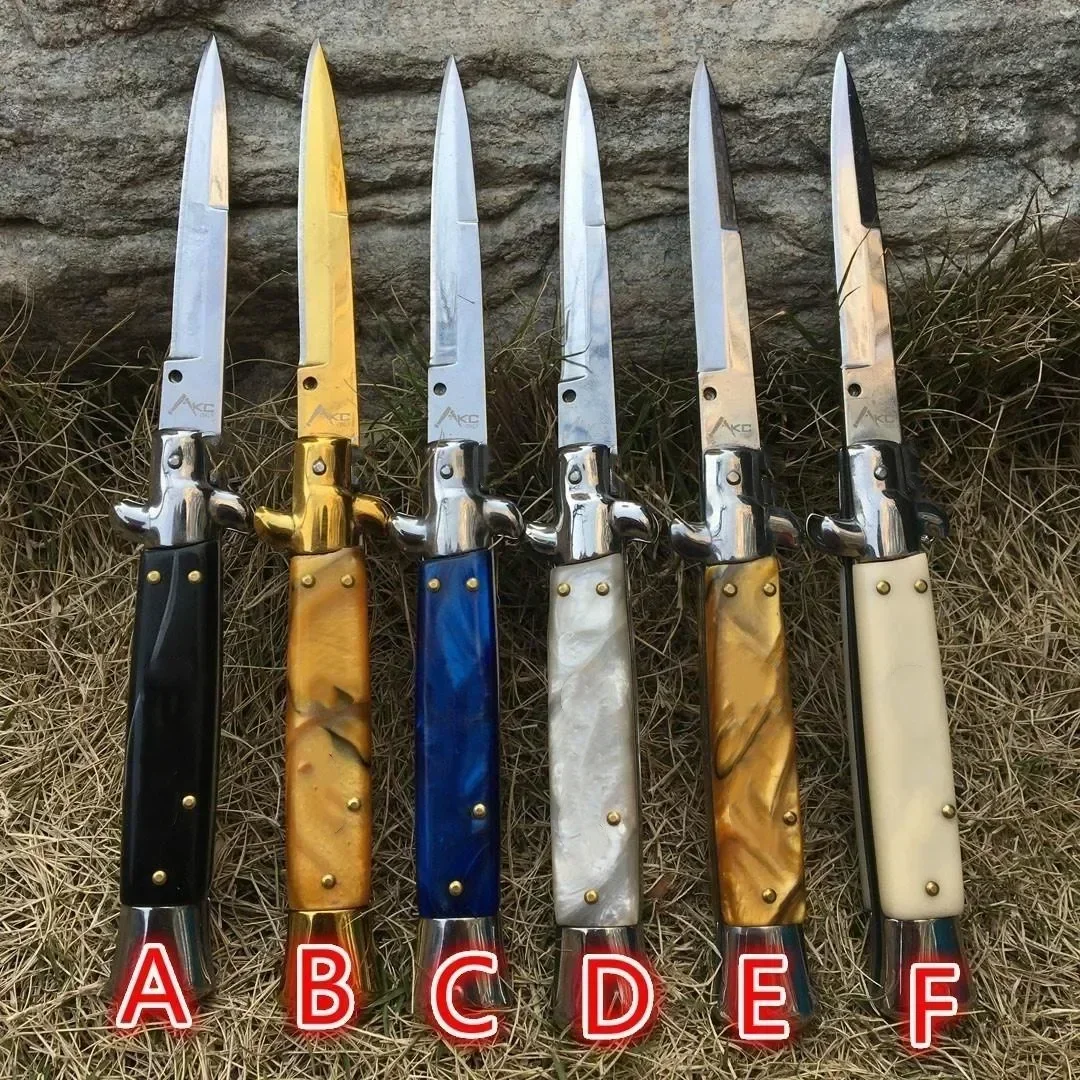 Tactical-Italian-Tactical-Folding-Pocket-Knife-440C-Blade-Acrylic-Resin ...