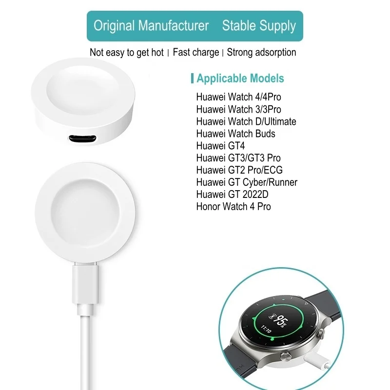 Magnetic-Charger-For-Huawei-Watch-4-3-Pro-D-Ultimate-Buds-GT4-GT3-Pro ...