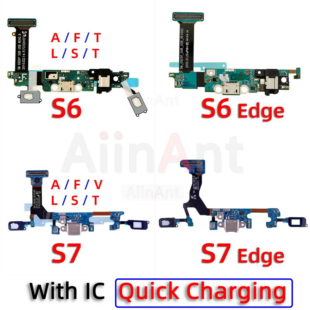 Aiinant USB Date Charging Dock Board Port Charger Flex Cable For ...